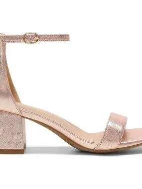 Shoes | Dream Pairs Womens Champagne Chunky Block Heel Ankle Strap ...